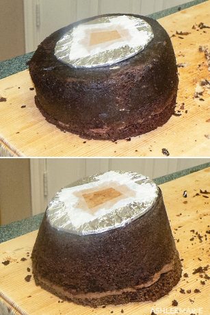 Topsy Turvy Cake tutorial - Ashlee Marie - real fun with real food
