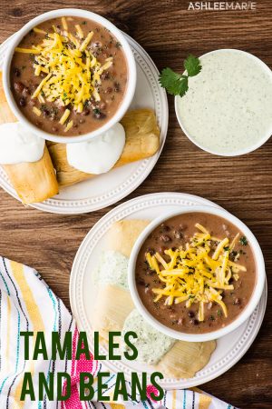 Grandma's Pinto Beans and Cheese - Ashlee Marie - real fun with real food