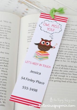 End of School Printable Bookmarks - Ashlee Marie - real fun with real food