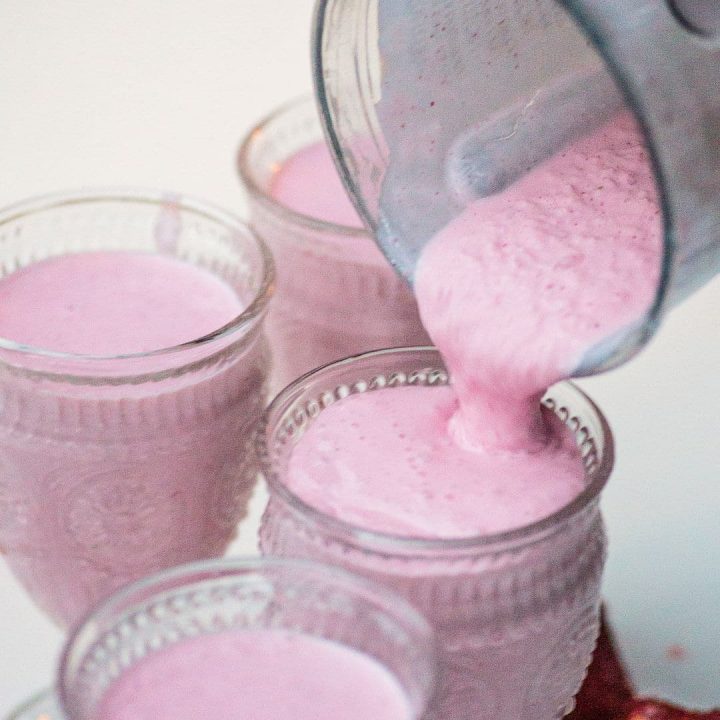 Strawberry Lassi Recipe - Ashlee Marie - real fun with real food