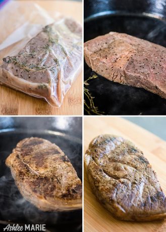 The Perfect Steak using Sous Vide - Ashlee Marie - real fun with real food