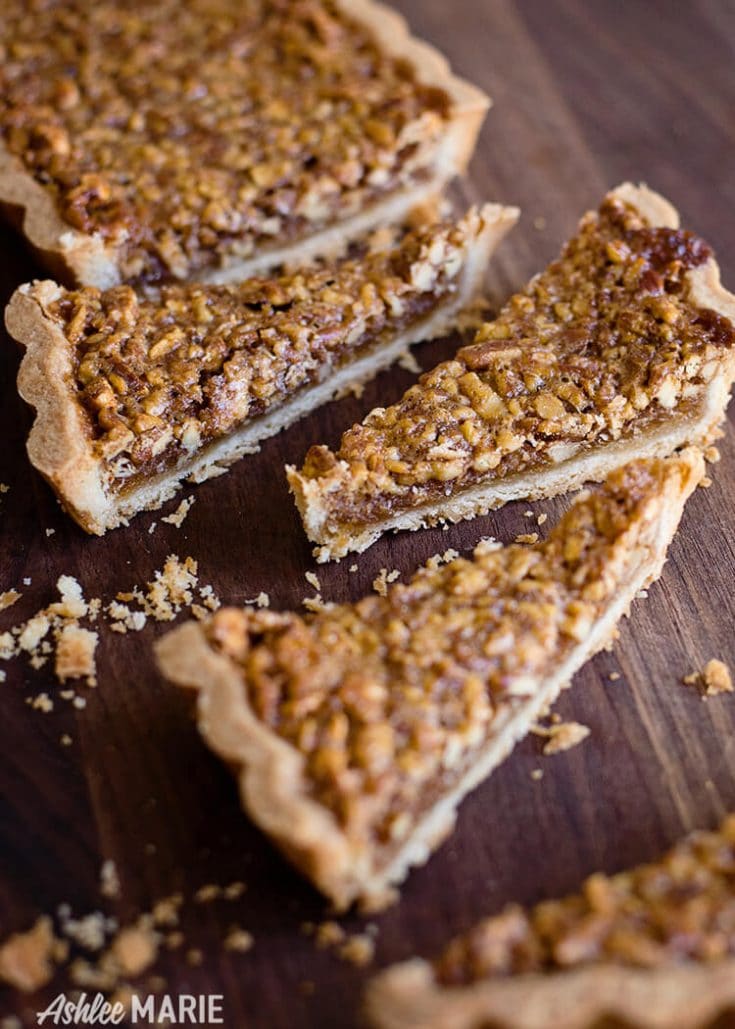 Perfect Pecan Tart Recipe and video tutorial - Ashlee Marie - real fun ...