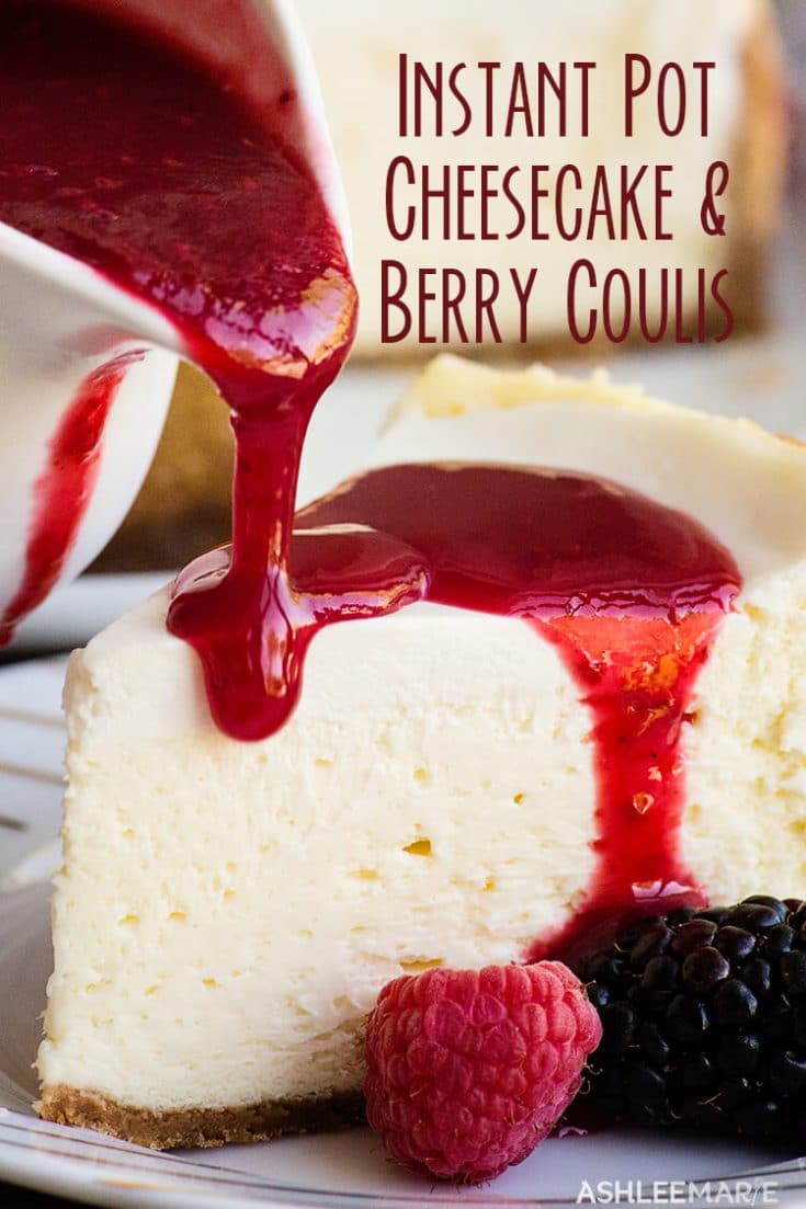 Instant Pot Cheesecake recipe and video - Ashlee Marie - real fun with ...
